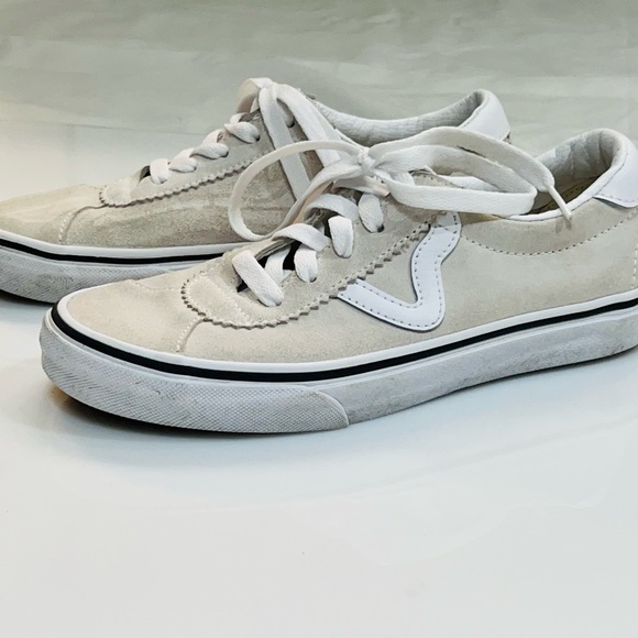 Vans | Shoes | Vans Off The Wall Beige Cream Color Skate Low Top ...